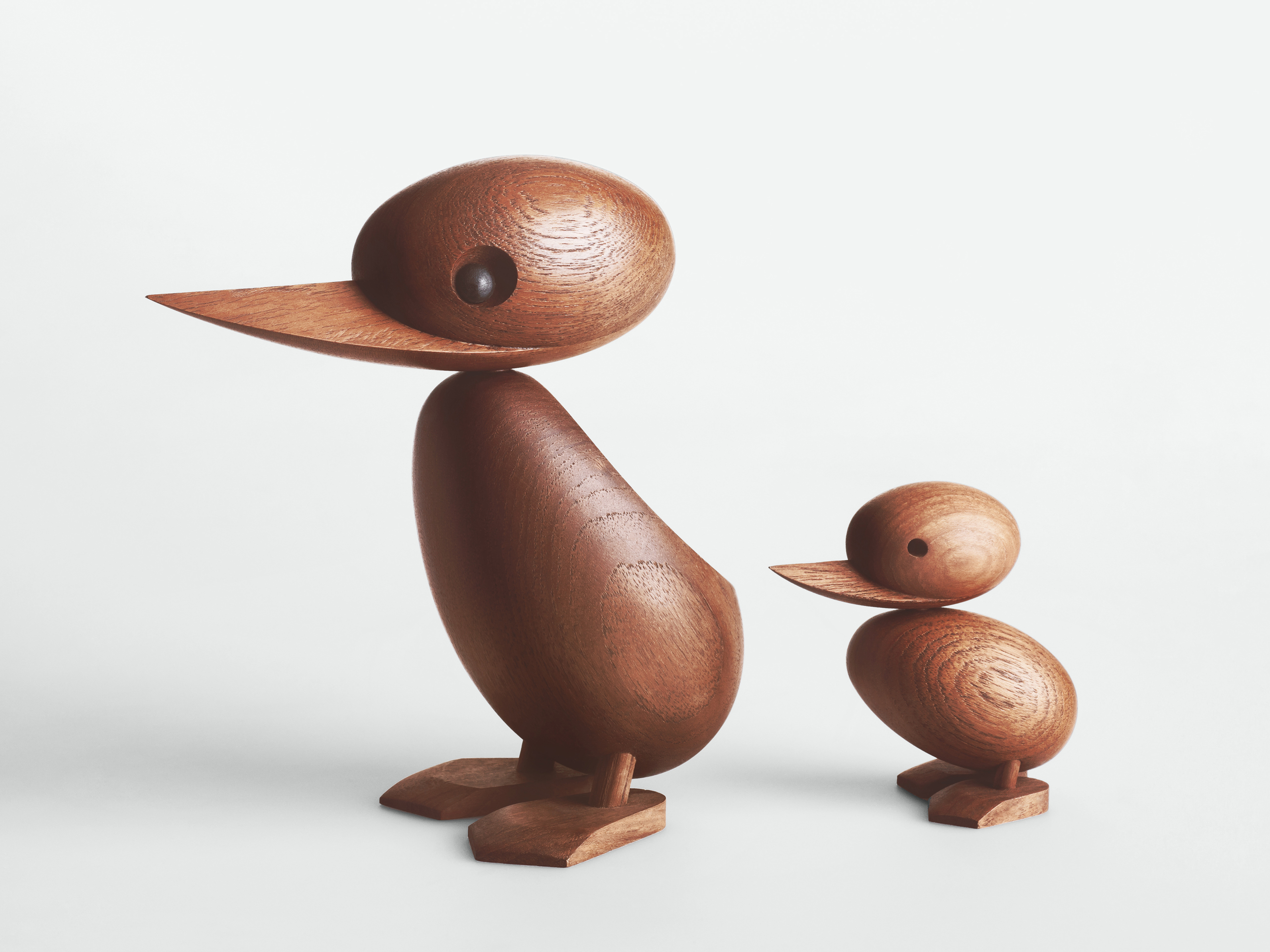 Holzfigur aks Ente DUCK & DUCKLING von architectmade | Design Deko