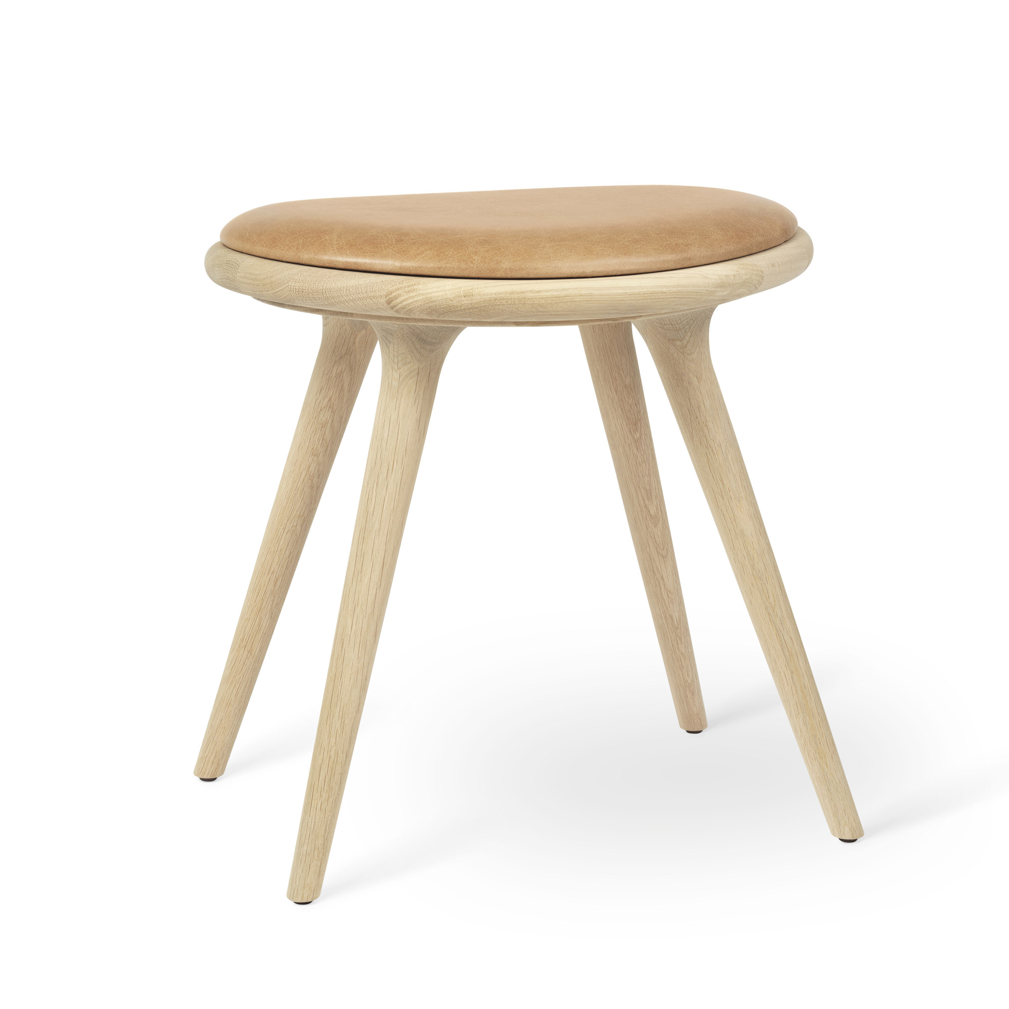 Hocker rund LOW STOOL von Mater I HolzDesignPur