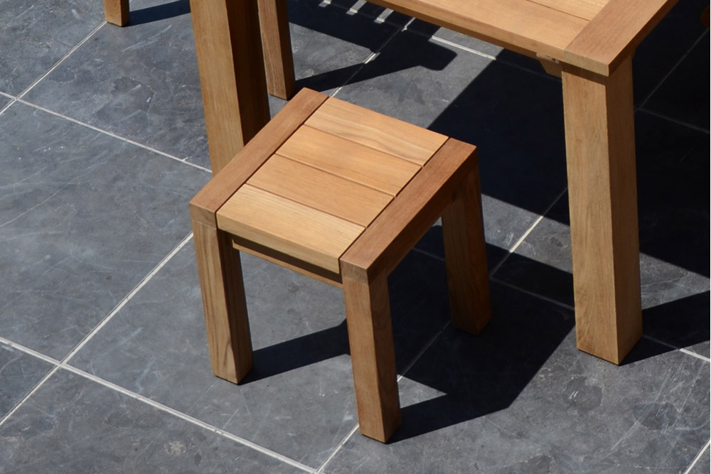 Hocker MAXIMA von Traditional Teak I HolzDesignPur