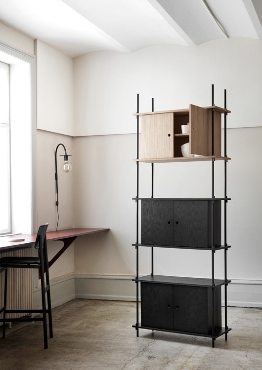 Modulares Regalsystem SHELVING SYSTEM von Moebe | HolzDesignPur