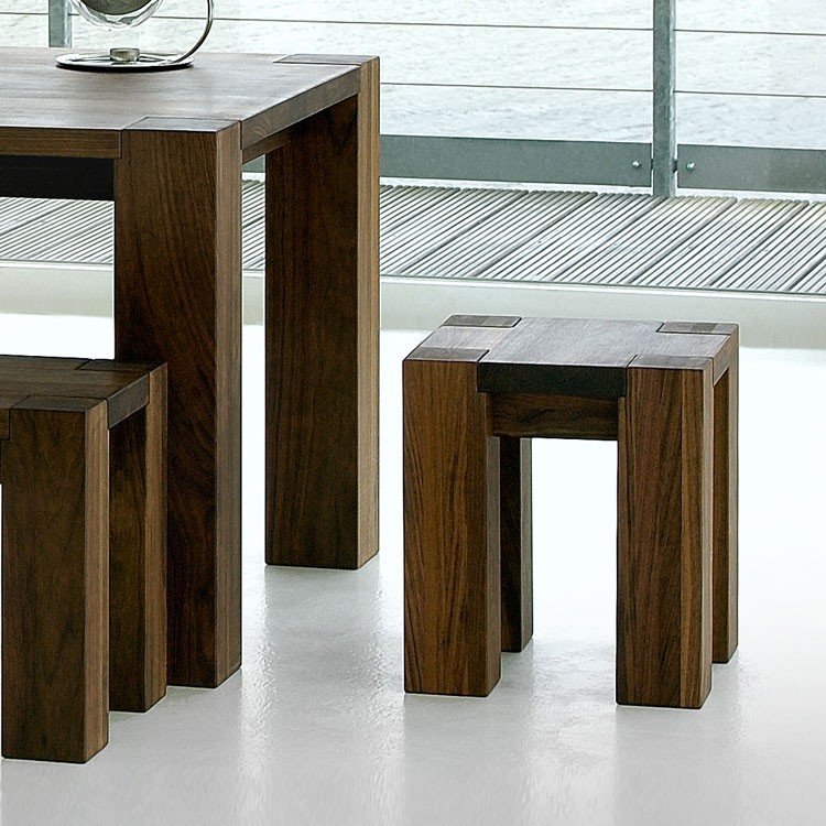 Hocker TAURUS von vitamin design I HolzDesignPur